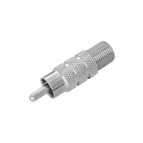 フジパーツ F型端子(メス)→RCA(オス) 変換プラグ FNT-318F型同軸ケーブル　⇒　RCAピンプラグに変換するアダプターです。片側：F型ジャック×1片側：RCAピンプラグ×1同軸ケーブルをRCAピンプラグに変換します。F型75Ω同...