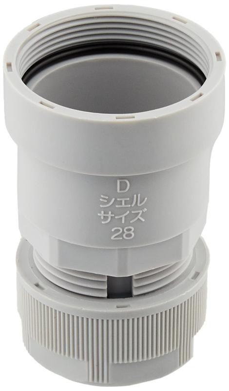 三桂製作所 E2型ケイグランド カップリング MS コネクタ(バックシェルなし)用 ライトグレー色品 E2KD2028規格:UL LISTED / CSA主材質:PA66特性:IP67 / 耐油 / 耐振動(緩み止め付)環境:ハロゲンフリー...