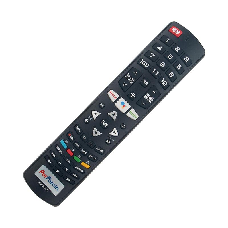 テレビ用リモコン RC310VFJR1 RC610JJR1 音声認識可能 fits for TCL スマートテレビ 65X10 65P8S 65C8 55T8S 55P8S 55C8 50P8S 43P8B 40S5200B 65P8S 5...