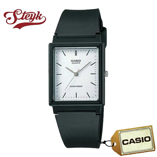 大人気のチープカシオ！フォーマルでもカジュアルでも、シーンを選ばず使えるデザインです！海外輸入なので価格も魅力的です ブランド CASIO(カシオ) 型番 MQ-27-7E 表示タイプ アナログ バンド素材 樹脂 文字盤カラー ホワイト バ...