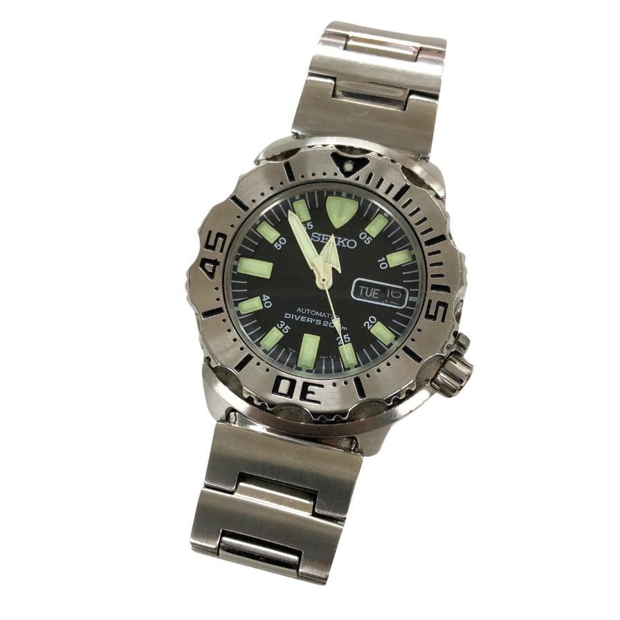 SEIKO セイコー ダイバーズ ブラックモンスター赤針 シャーク SEIKO セイコー ダイバーズ ブラックモンスター赤針 シャーク