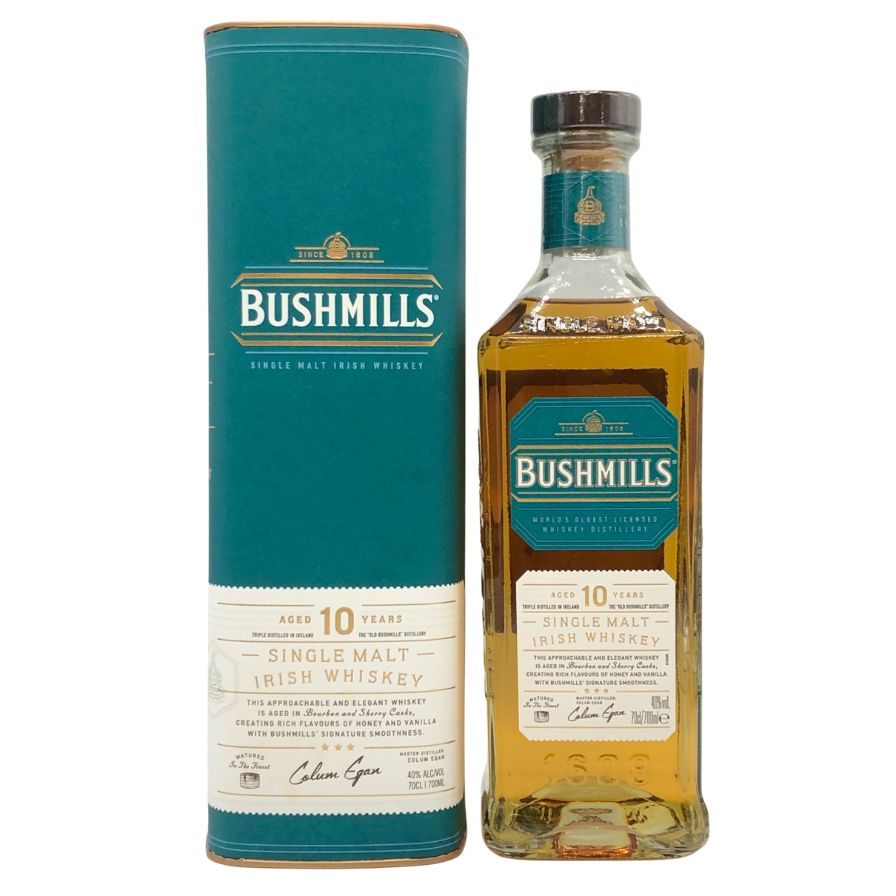 ▼商品詳細 メーカー・銘柄 ブッシュミルズ 10年 シングルモルト BUSHMILLS アイリッシュブッシュミルズ 10年 シングルモルト BUSHMILLS アイリッシュ 付属品 [箱や木箱]--- 本数 1本 内容量 700ml 度数 ...