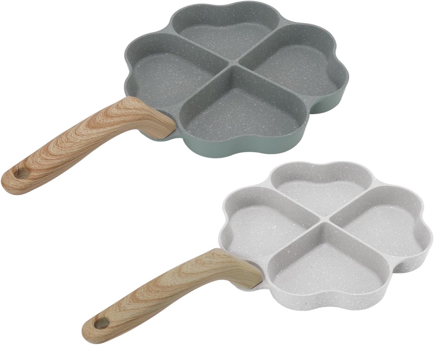 均一な調理-テフロン加工のエッグパンのアルミニウムデザインによる一貫した持続的な加熱により、いつでも完璧な卵を焼き上げることができます。健康的な食事-オイルフリーのオムレツを準備し、調理環境の煙を減らしながら、当社の専用鍋でより健康的なライ...