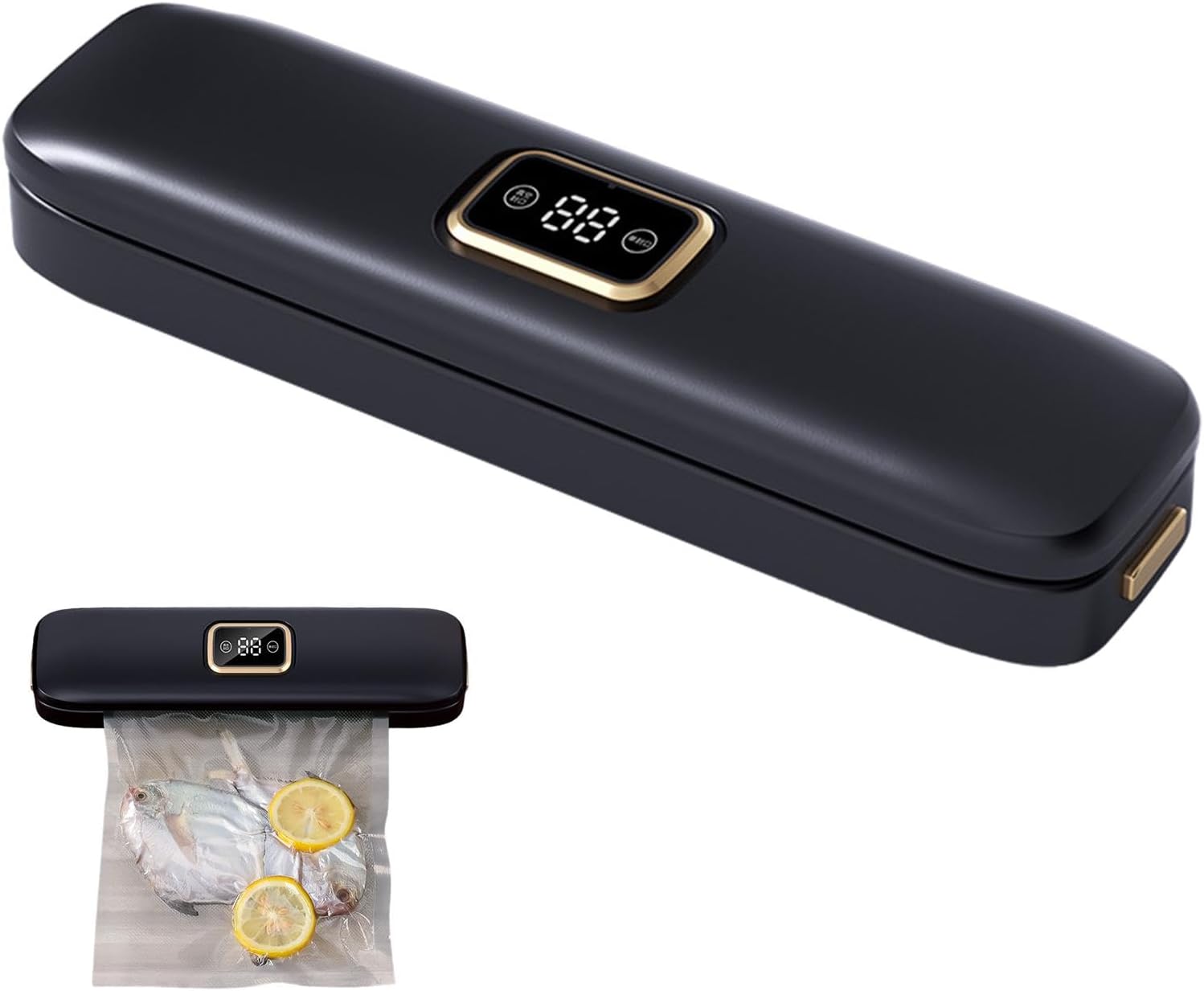 ?簡単に使用:当社の自動真空シーラーは高速シールを誇り、直感的で簡単な操作を実現するスマートLEDインジケーターライトテクノロジーを備えています。食品袋を簡単に正確に密封します。?長持ちするデザイン:ABS素材で設計されたこの自動真空シーラ...
