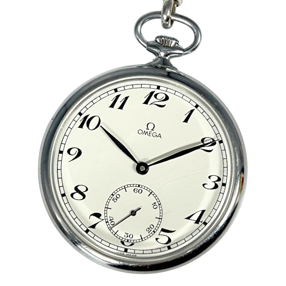 商品名 OMEGA オメガ スモールセコンド 手巻き 懐中時計 シルバー フリー 正規品 / C964【中古】 対象 メンズ 色 シルバー サイズ フリー サイズ詳細 ケース：約48mm表記サイズ：フリー備考：リューズ含み約55cmです。 ...
