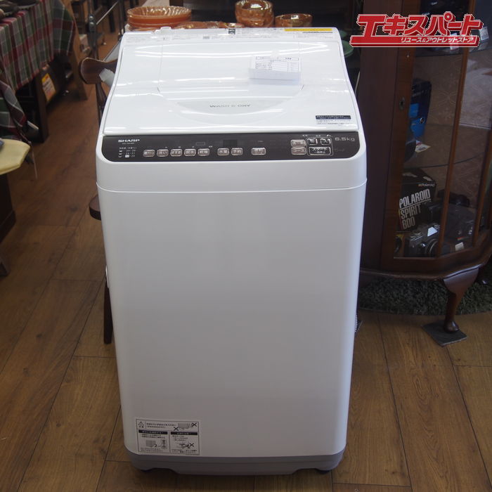 商品説明エキスパート藤沢辻堂店　中古美品!シャープ 2024年製 洗濯乾燥機洗濯槽分解清掃、動作確認済みです!ES-T6HBKサイズ：幅565mm × 奥行590mm × 高さ985mm穴なし槽で清潔＆節水。急ぎの時に助かる洗?乾90コース...