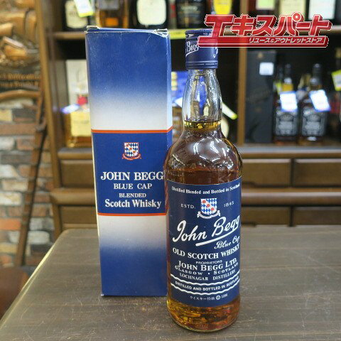 John Begg ジョンベッグ Blue Cap ブルーキャップ ウイスキー 平塚店商品説明1980年代流通のお品物かと思われます。容量：750mlアルコール分：43％※未開封品となりますので味・品質の保証は致しません。注意事項二十歳未満...