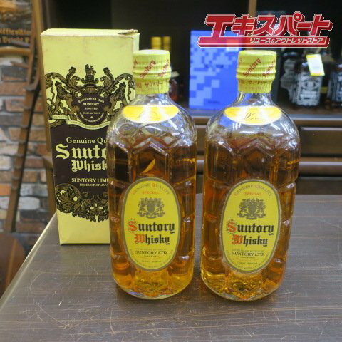 【神奈川県/群馬県/埼玉県限定発送】Suntory サントリー 角 旧ボトル 特級表記 2本セット 平塚店商品説明特級表記の旧ボトル【サントリー 角】の2本セットです。2本とも液面低下していますので、画像にてご確認ください。容量：720ml...