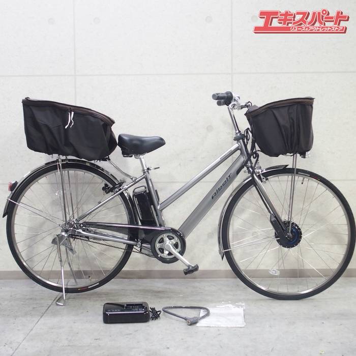 商品説明メーカー：BRIDGESTONE/ブリヂストンモデル名：Albelt e/アルベルト e型番：A7SB45 年式：2024重量：26.6 kgサドル高：795mm〜945mm全長：1,865 mm全幅：585 mmタイヤサイズ：27...