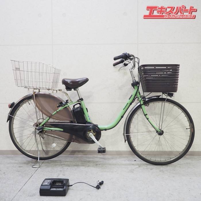 商品説明メーカー：Panasonic モデル名：ViVi DX 型番：BE-ELD635 年式：2018車体色：緑色重量：29.1 kgサドル高：740mm〜890mm全長：1,875 mm全幅：580 mmタイヤサイズ：26×1-3/8 ...