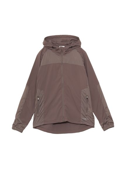 for RUN 撥水ストレッチ フーディジャケット LADIES モカベージュ カラー モカベージュ サイズ S/M/L/XL 素材 本体 ポリエステル_100% / 切替部分 ナイロン_90% / ポリウレタン_10% 原産国 中国 メー...