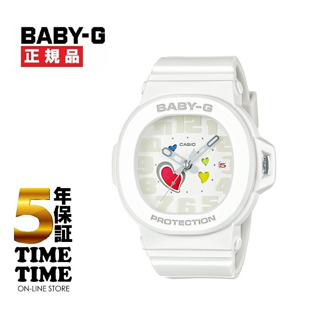 アクティブな女性に向けた耐衝撃・カジュアルウオッチBABY-Gから、文字板にあしらったハートモチーフが日替わりでカラーチェンジするアナログウオッチです。大小4つのハート型の窓から、文字板下層に配したカラーディスクの色が見え隠れ。カラフルな日...