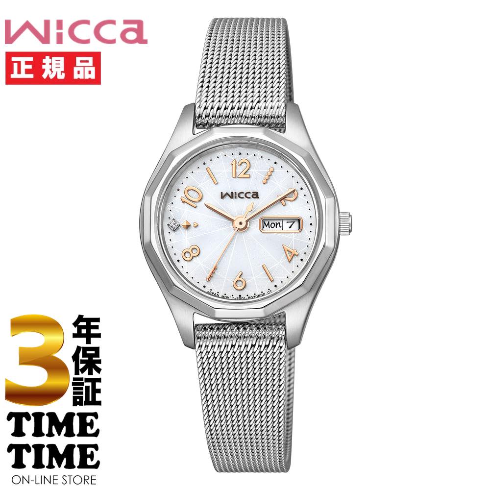 ウィッカから人気のデイ＆デイト表示付き12角形に新モデルが登場。カジュアルなファッションにも、フェミニンなファッションにも合わせやすいデザインです。メッシュバンドモデルは、シンプルで使いやすいシルバーとフェミニンなピンクゴールドの2タイプ。...