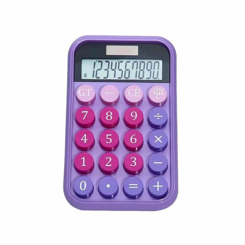 12桁 電卓 オフィス ソーラー電池式 簿記 かわいい おしゃれ パステルカラー コンパクト 軽量 持ち運びしやすい 電卓 事務用品 電子文具 ミニ