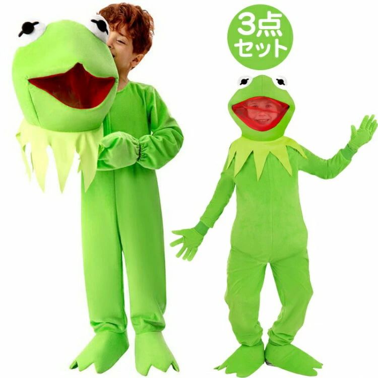 商品説明商品名ハロウィン コスプレ 蛙 かえる カーミット カエル王子 動物 衣装 着ぐるみ 動物服 ユニーク 連体服 子供用 男女兼用 コスチューム 写真撮影 変装 Halloween 余興 面白い 可愛い クリスマス プレゼント 演出服...