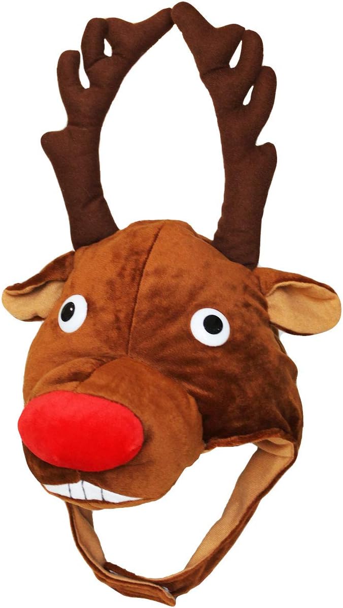【上質な素材を採用】上質な素材を使用しもこもこふわふわで、顎部分はマジックテープになっており、快適なかぶり心地です。 【手軽にトナカイに変身】かぶるだけでキュートなトナカイになりきれるプチ仮装アイテムです。手軽にクリスマス気分を楽しみたい方...