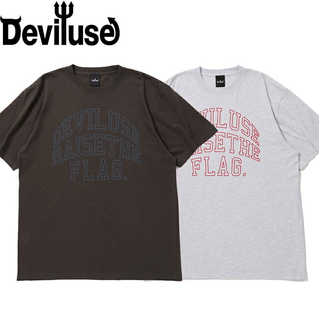 Deviluse 2026 Fall/Winter VOL.2！！ 新シーズンの"College" デザインのTシャツです。 ほどよい厚みで着心地の良いコットン生地でスタンダードなシルエットのTシャツで男女ともにおすすめです。 ■素材：コッ...