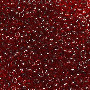 ＊1パックは（約7g、約600コ入り）になります。 ＊かなり濃い目の綺麗な赤です♪ ●サイズ：外径約2mm、穴径約0．7mm ●材質：ガラス製 ●製造国：国産（日本製） 当店ストロビーズの丸小、丸大、特小ビーズ、特大ビーズ、竹ビーズなどの粒...