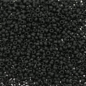 ＊カラーはすりガラスの黒です（不透明） ＊1パックは約3．3gになります。●サイズ：外径約1．7mm、穴径約0．6mm ●材質：ガラス製 ●製造国：国産（日本製） 当店ストロビーズの丸小、丸大、特小ビーズ、特大ビーズ、無穴ビーズ、竹ビーズな...