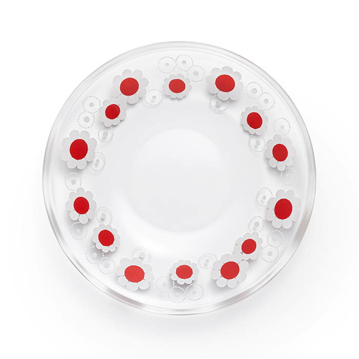 アデリアレトロでおうち喫茶を楽しもう。 懐かしくてレトロ感のあるおしゃれなきらめくデザートプレートです。 お皿としてはもちろん、グラスをのせればおしゃれなソーサーとして純喫茶のレトロな雰囲気をお楽しみいただけます。 サイズ：最大120mm×...