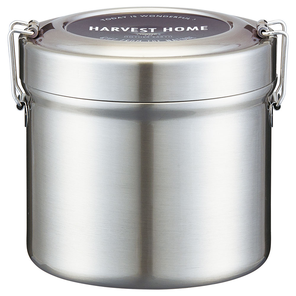 シンプルで格好いい保温ランチボックス！ 冷たい麺類、汁気の少ないカレーやあんかけ料理、温かい丼に！ 保温力に優れた真空二重構造のお弁当箱です。 プラスチック製の中容器のみ電子レンジOK（本体は不可）。 ■保温効力：59度以上（6時間）　保冷...