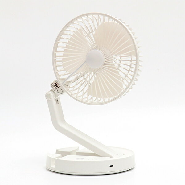 ファンで涼しく、デスクランプで自宅学習が明るくなる2wayファン！ W20×D20×H43cm 442g ABS、シリコーン 中国