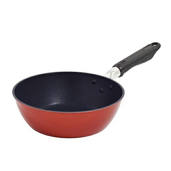 ガス火に最適、ムラ無く加熱で美味しく調理 軽くて丈夫な厚底アルミ。 内面はテフロンプラチナ加工が施されているので、 お料理がこびりつきにくくお手入れが簡単です。 少ない油でヘルシークッキング、金属ヘラOK。 A 425×B 230×C 10...