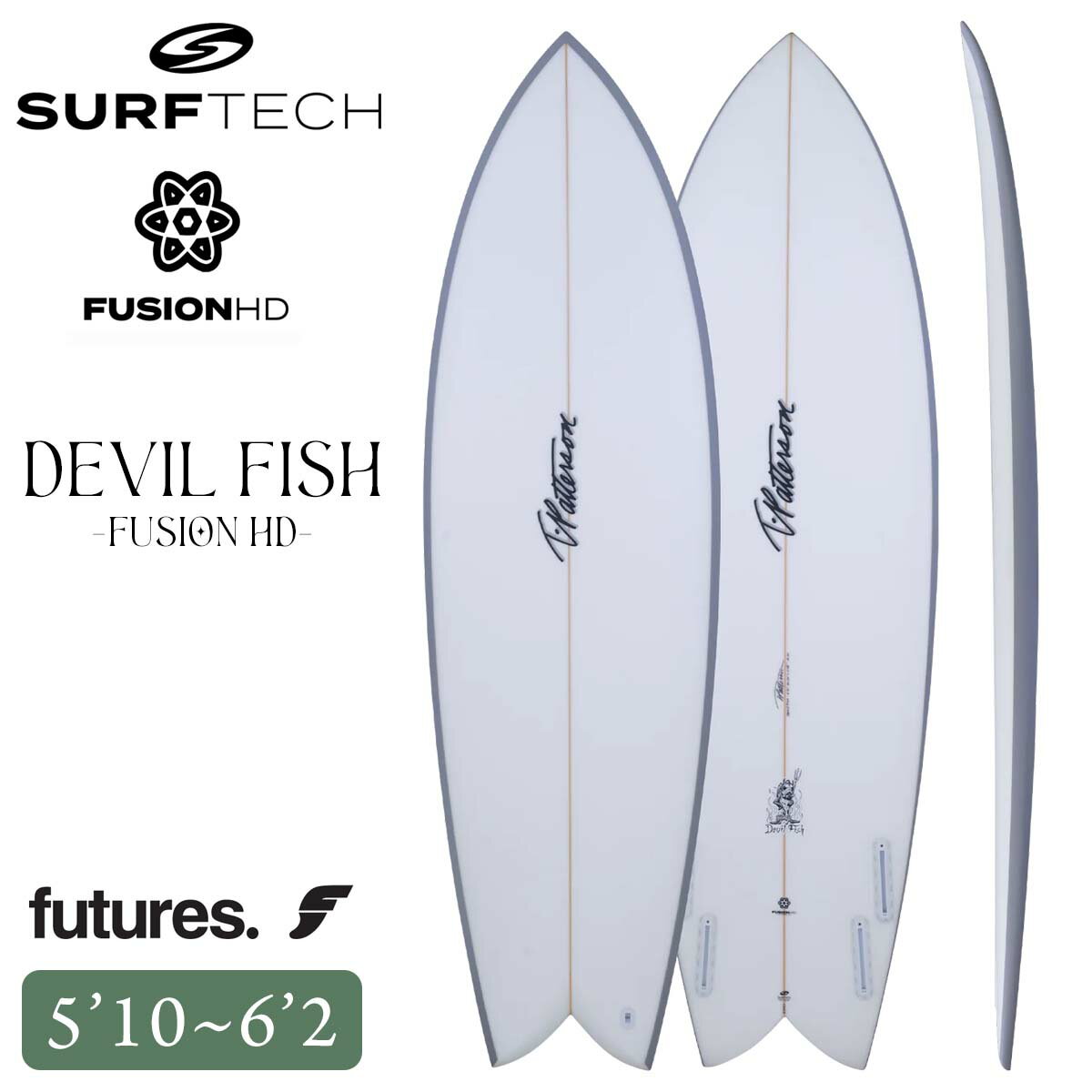 【SURFTECH】 サーフテックは1989年、新たな技術と流通方法を活用してシェイパーとサーファーを結びつけたいという思いから誕生しました。 世界最高のシェイパーたちとのこの独自の関係により、サーフテックは常に、あらゆるレベルのサーファー...