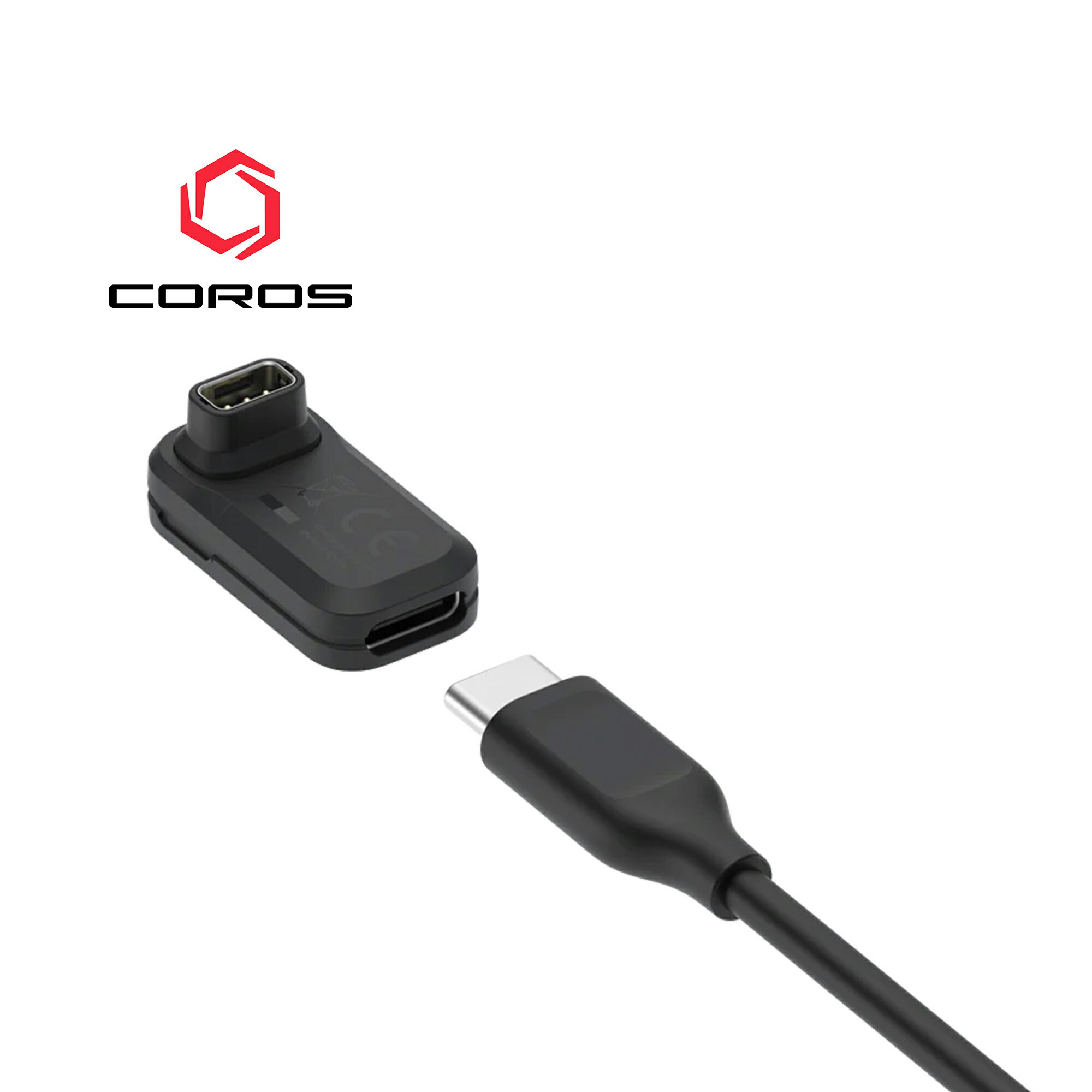 非常に軽量でコンパクト、鍵などに装着して持ち運ぶ事が可能な充電アダプター。 片方がUSB-Cポート、片方がウォッチに差し込む仕様です。 こちらの製品にはType-Cの充電ケーブルが同梱されておりません。 対応するデバイス：COROS PAC...
