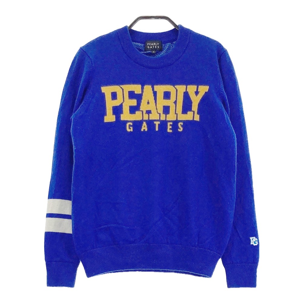 商品管理番号 240101347029 ブランド PEARLY GATES パーリーゲイツ アイテム 裏地付 カシミヤ ニットセーター モデル・品番 2024年モデル 表記サイズ 0 実寸 肩幅：36cm / 身幅：42.5cm / 着丈：...