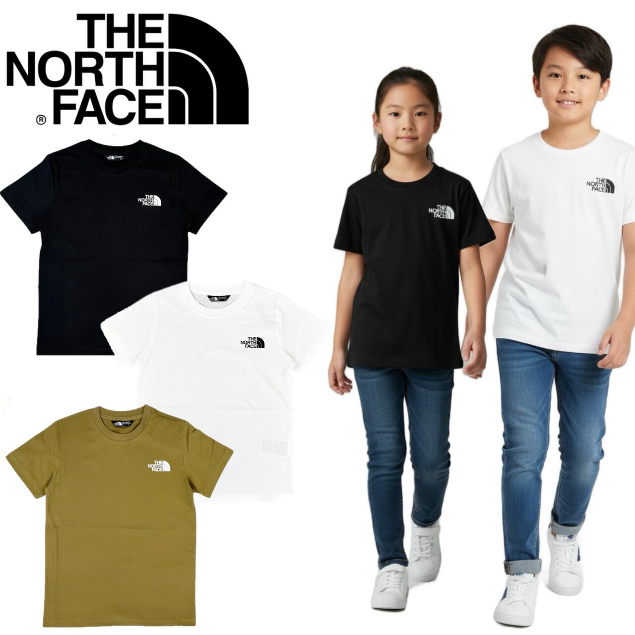 ■商品/THE NORTH FACE TEEN SIMPLE DOME TEE ■素材/60%コットン40%ポリエステル ■カラー/ブラック、ホワイト、シーダー ■サイズ XS(6)120cm相当/着丈47cm身幅38cm肩幅33cm袖丈1...