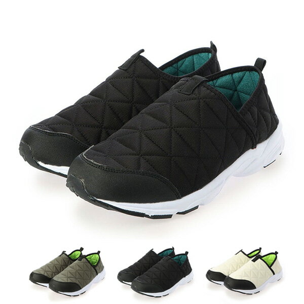 スニーカー スリッポン キルティング 撥水 2WAY バブーシュ ローカット 黒 白 無地 靴 シューズ メンズ ブラック ベージュ カーキ【カラー】ブラック ベージュ カーキ【サイズ】25.025.526.026.527.028.0(注意...