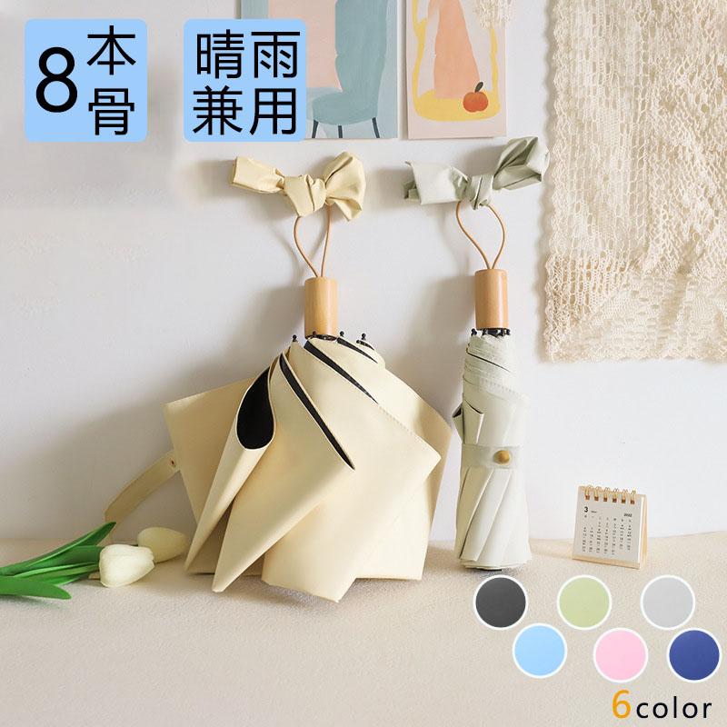★サイズ 全長：58cm 収納時の長さ：27cm 直径：95cm ★重量 約380g ★特徴 軽量完全遮光超撥水コンパクト携帯便利 ★ポイント 極軽量8本骨日傘8本の傘で、重さは380g、折りたたんだ後は27cmと、コンパクトで収納しやすく...