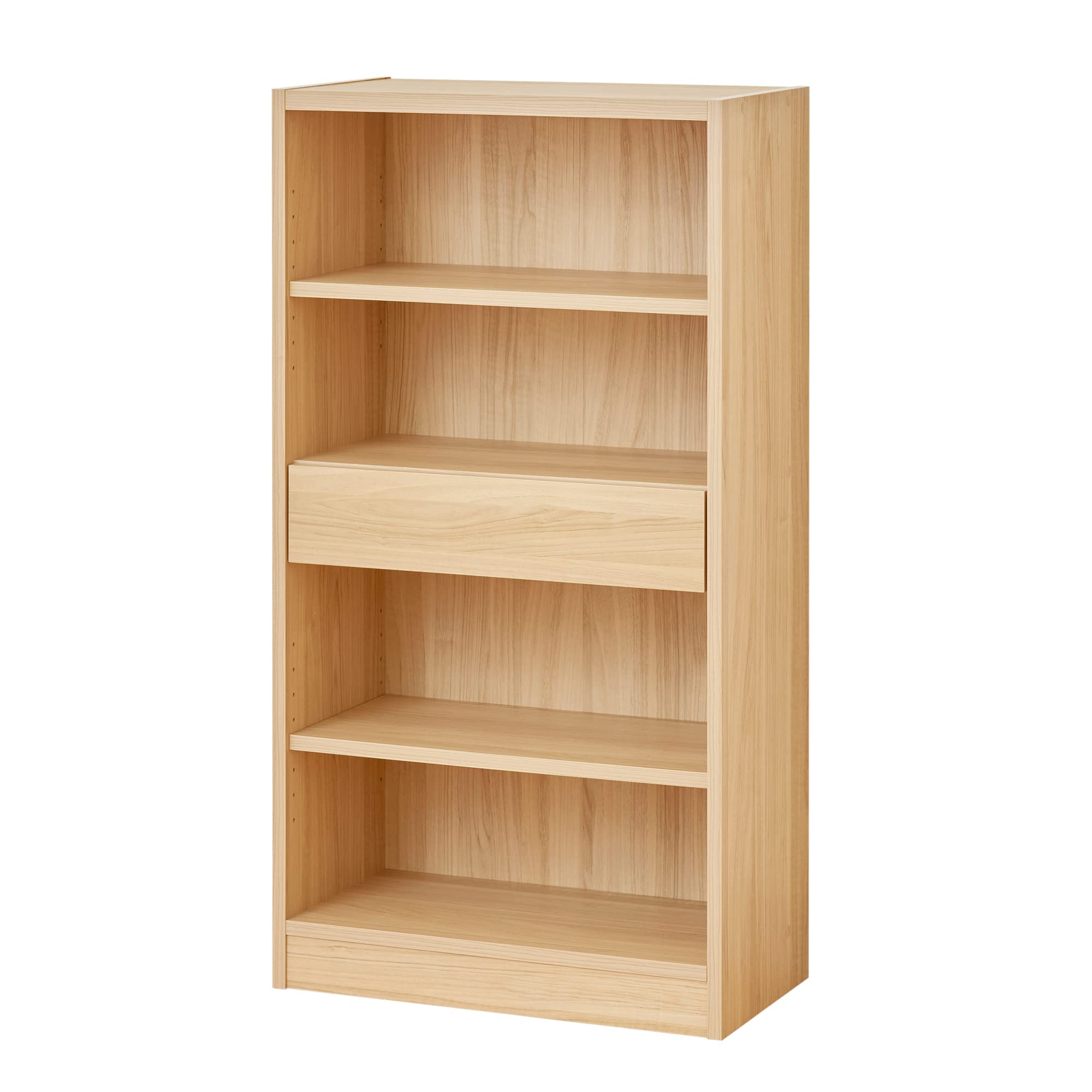 【商品説明】木質感のある木目シートの引き出し付きラック セルオリア SO1-1155H NA 【特長】棚1段の内寸幅は52.7cm。文庫本を約35冊収納できるサイズです。2枚の移動棚は3cm間隔で高さを調節する事ができます。小物の収納に便利...