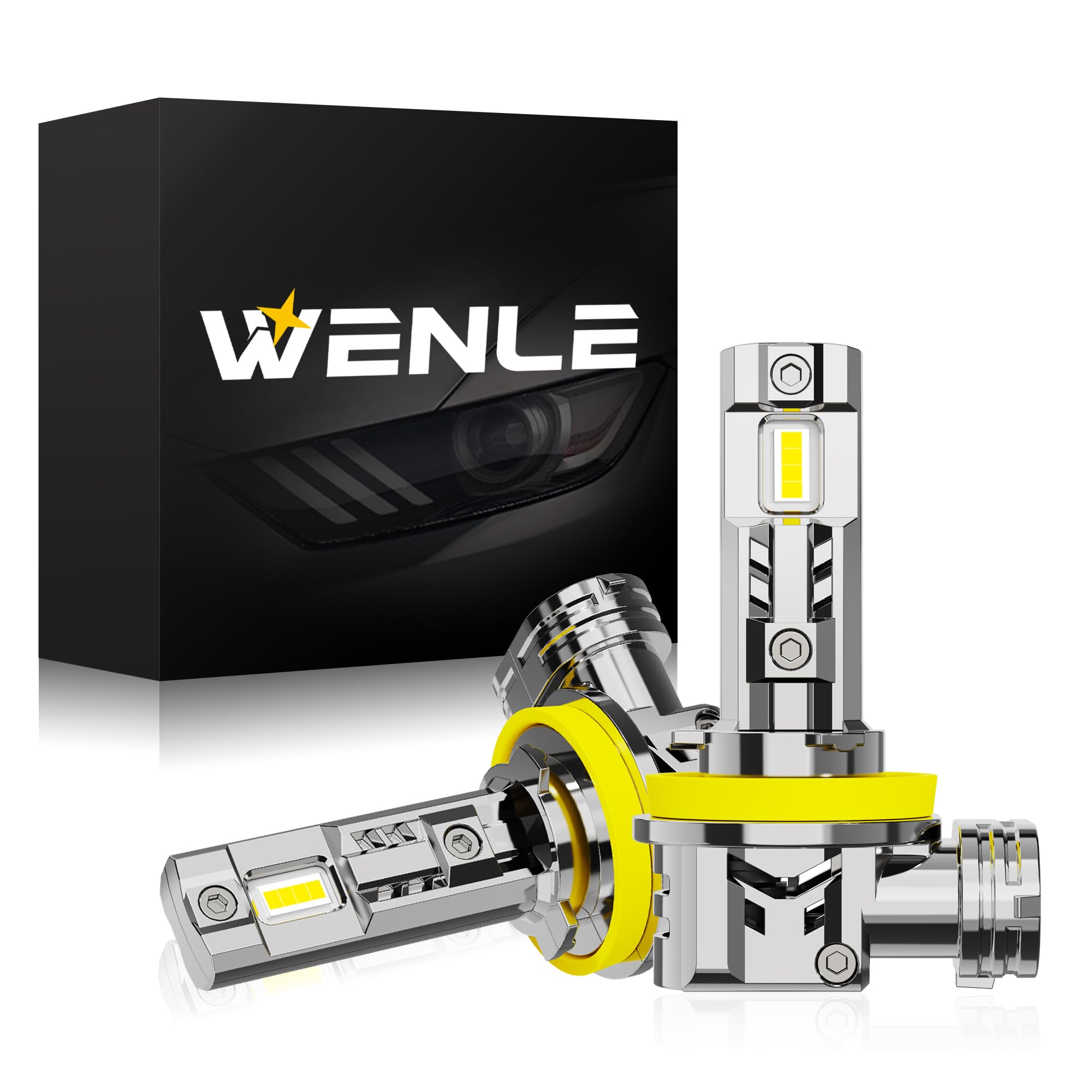 【ハロゲンよりちっちゃ！より明るい！】市販品ハイパワーのLEDバルブのサイズが大きくて、取付大変だった？ファンレスなコンパクトなLEDバルブは暗くて、夜道を全然照らせなかった？放熱ファンがうるさくて、車の中にも聞ける？昔の人気な9S-H8/...