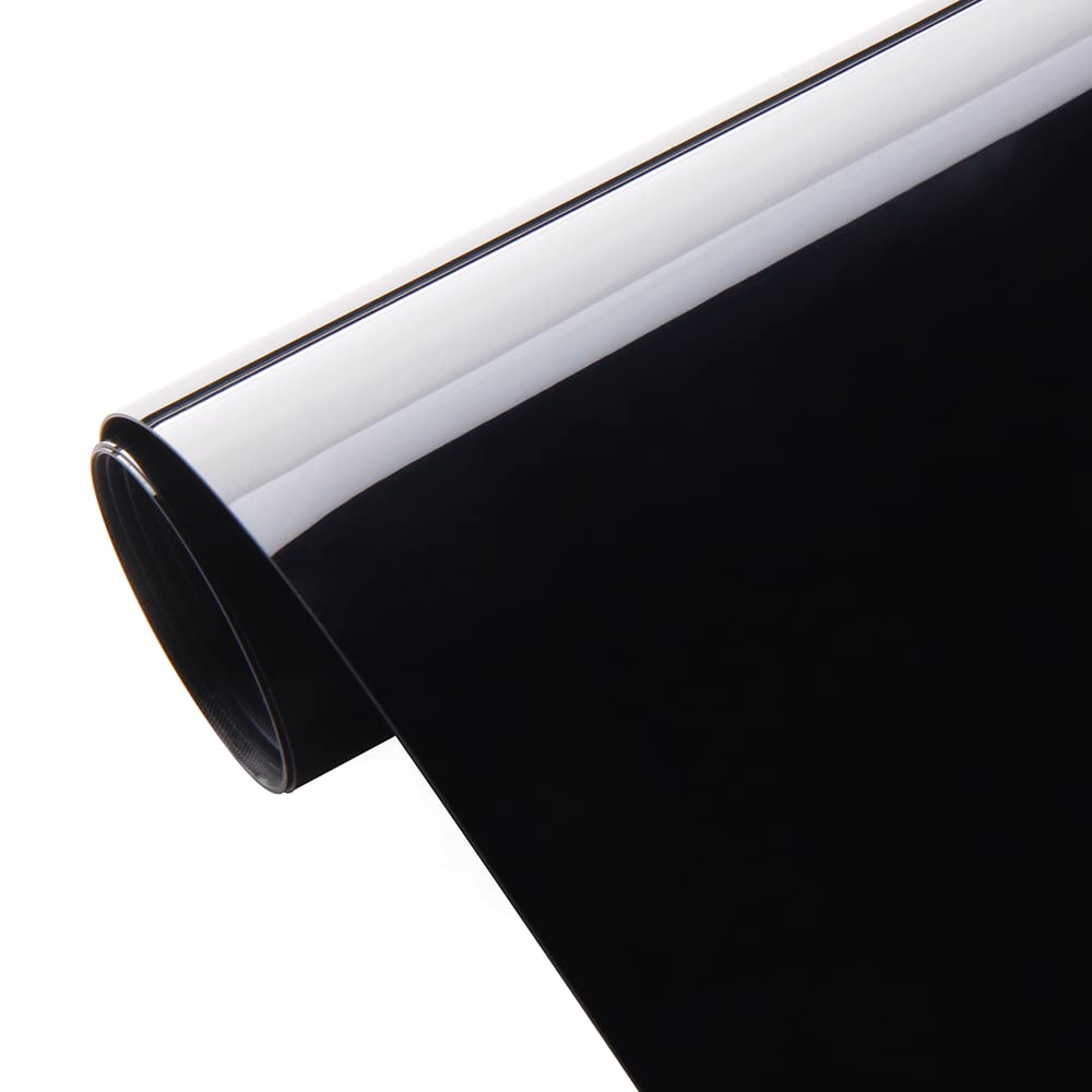 【カラー】ピアノブラック(黒)♪高級感あふれるグラマラスな光沢ありタイプのラッピングフィルムです♪【特長】耐熱性・防水性・柔軟性と耐久性が高い素材♪エア抜き溝仕様なので空気の抜けが抜群♪施工易くなります♪【伸縮性】ヒートガンやドライヤーで暖...