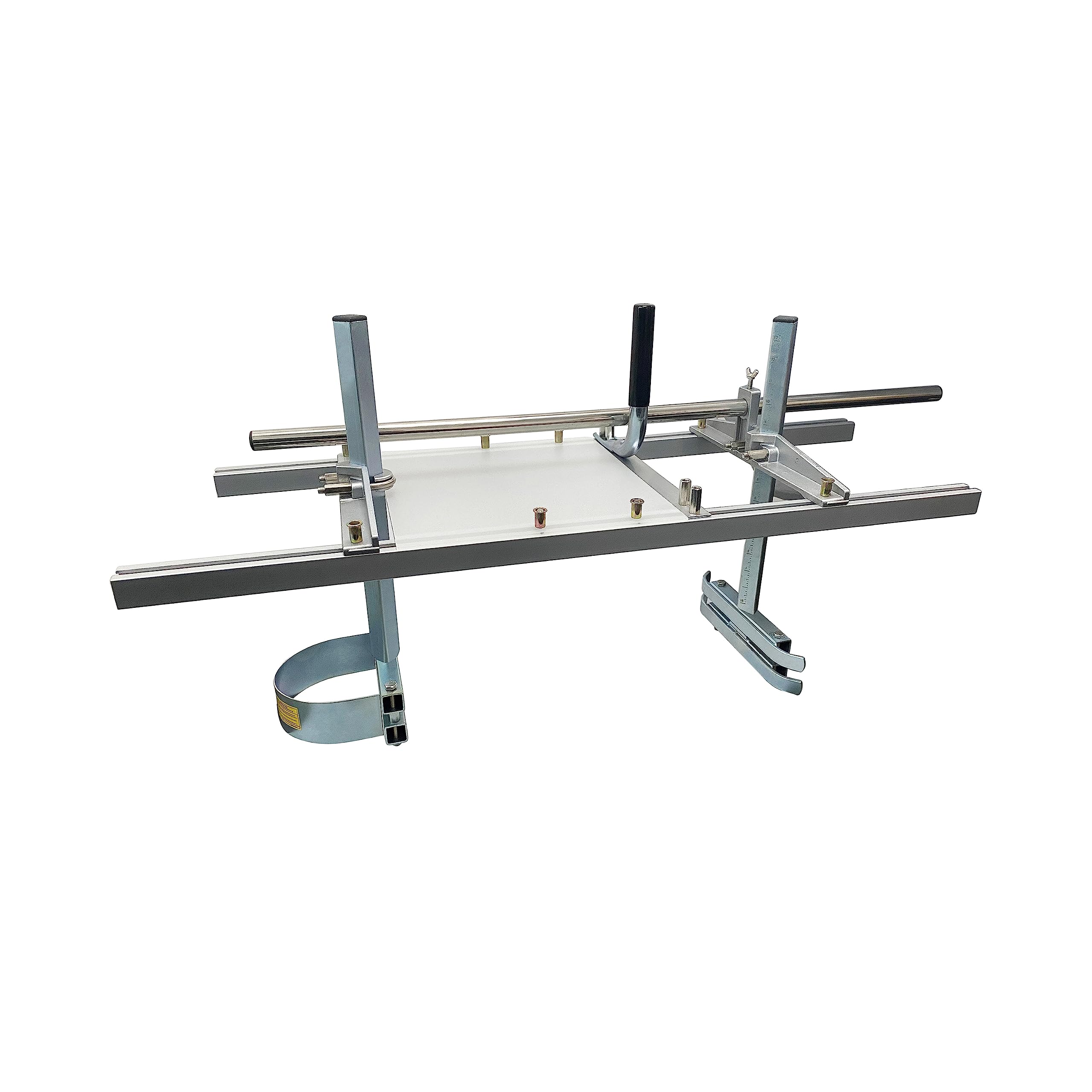 【仕様】：材質:アルミ+スチール、長さ：356mm〜915mm。【作業効率向上】：チェーンソーミルをポータブルフライス盤に変えて、高さと幅を調整することによって、家でも木材を通常のサイズにカットすることができます。【調整可能】：チェーンソー...