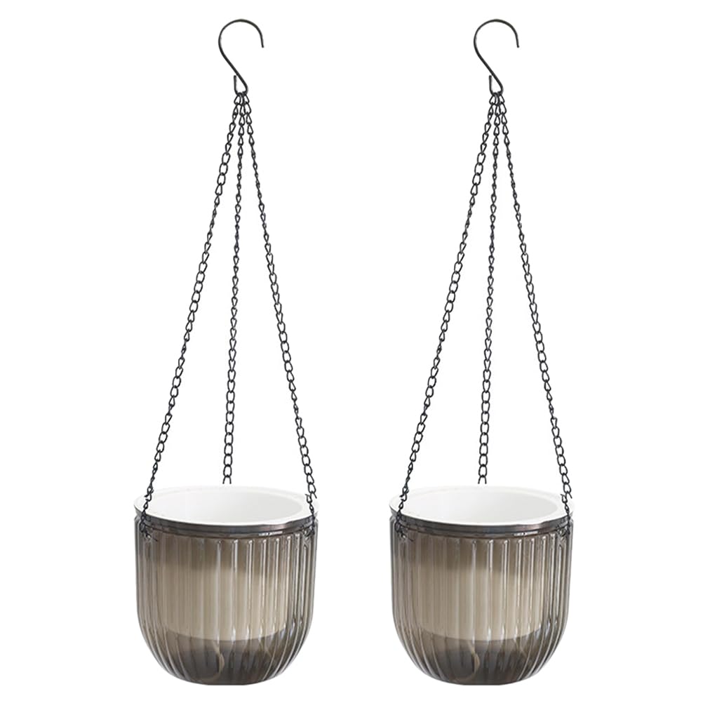 丈夫な金具のフックで吊り下げ出来るハンキングプランターです。チェーンは取り外し可能なので、吊り下げたり置いたりと飾り方を選べるのがポイントです。玄関やお庭が華やぐハンギングバスケット2個セットです。自宅や玄関先で美しい花や葉の植物を楽しむこ...