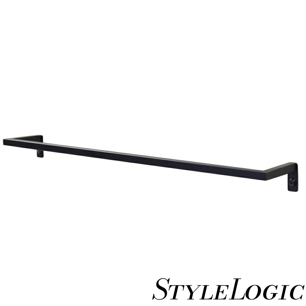 約W400mm xH32mm x D62mm　●約130gアイアン（メラミン塗装：マットブラック）10cm毎に長さが選べる（100mm?800mmまで）スタイリッシュな角パイプ東大阪の鉄職人こだわりの手作りデザイナーが考える完全オリジナル●...