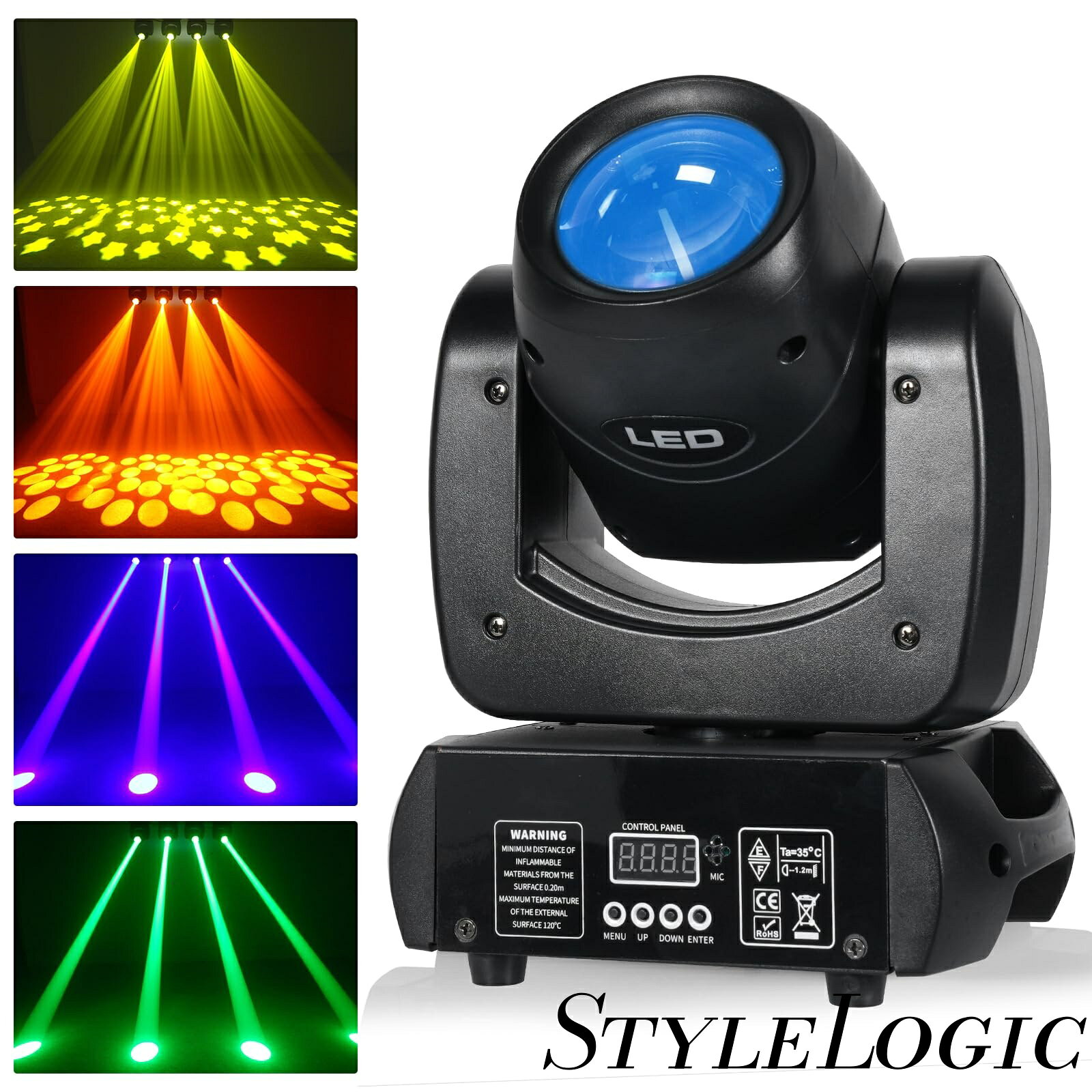 「強力な光束性能 」このムービングライト dmxは新開発の光学設計を採用し、集光性が格段に向上し、光束感が鮮明で輝きも抜群なため、ステージに強烈な視覚的インパクトをもたらします。さらに 18 プリズムを搭載し、プリズムの切り替えで変化に富む...