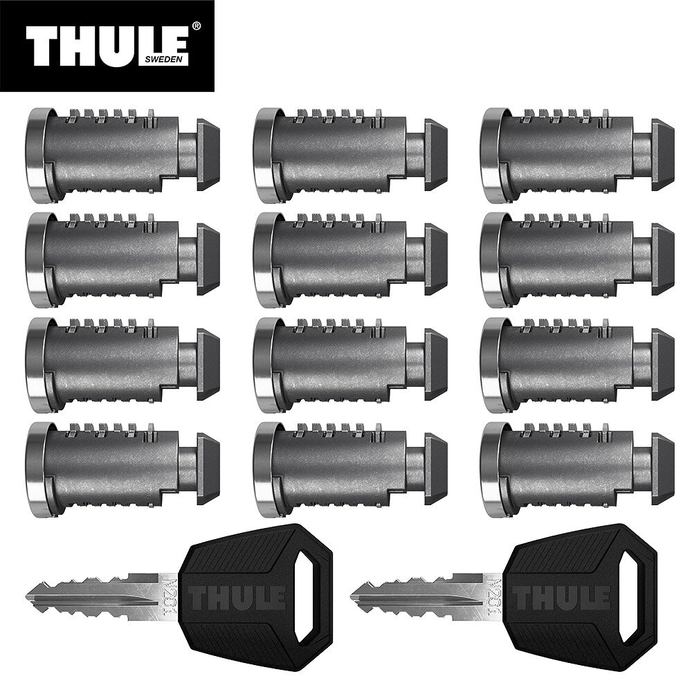 アイコンの説明はこちら商品説明≪こちらの商品は、Thule（スーリー） ワンキーシステム TH4512 ロックシリンダー12個パック（キー3本）です。≫ベースキャリアとアクセサリー（ルーフボックス、サイクルキャリア、スキーキャリアなど）のキ...