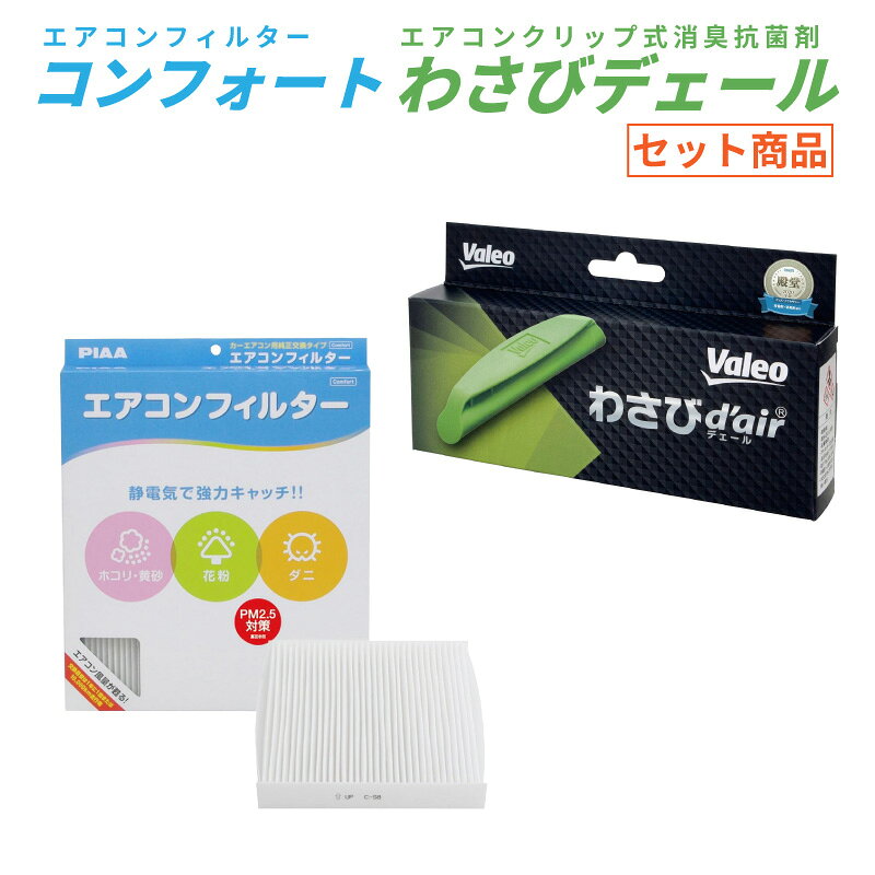 アイコンの説明はこちら▼ハイパフォーマンスモデル「コンフォートプレミアム」＆わさびデェール▼ 商品説明 【エアコンを使うたび、こんなお悩みありませんか？】 ・エアコンのニオイが気になる… ・花粉やPM2.5を車内に入れたくない… ・子どもや...