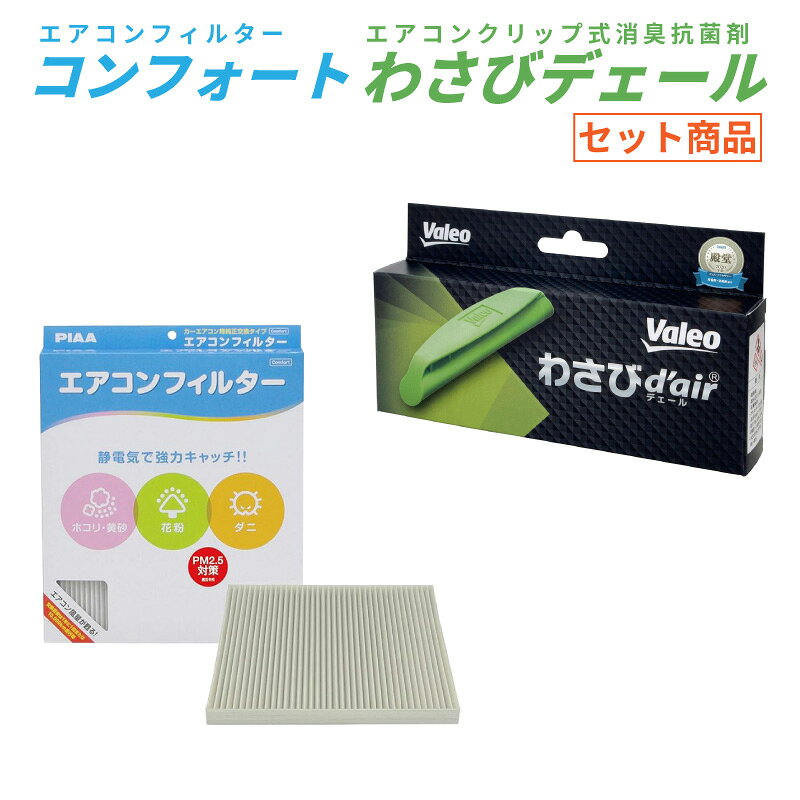 アイコンの説明はこちら▼ハイパフォーマンスモデル「コンフォートプレミアム」＆わさびデェール▼ 商品説明 【エアコンを使うたび、こんなお悩みありませんか？】 ・エアコンのニオイが気になる… ・花粉やPM2.5を車内に入れたくない… ・子どもや...