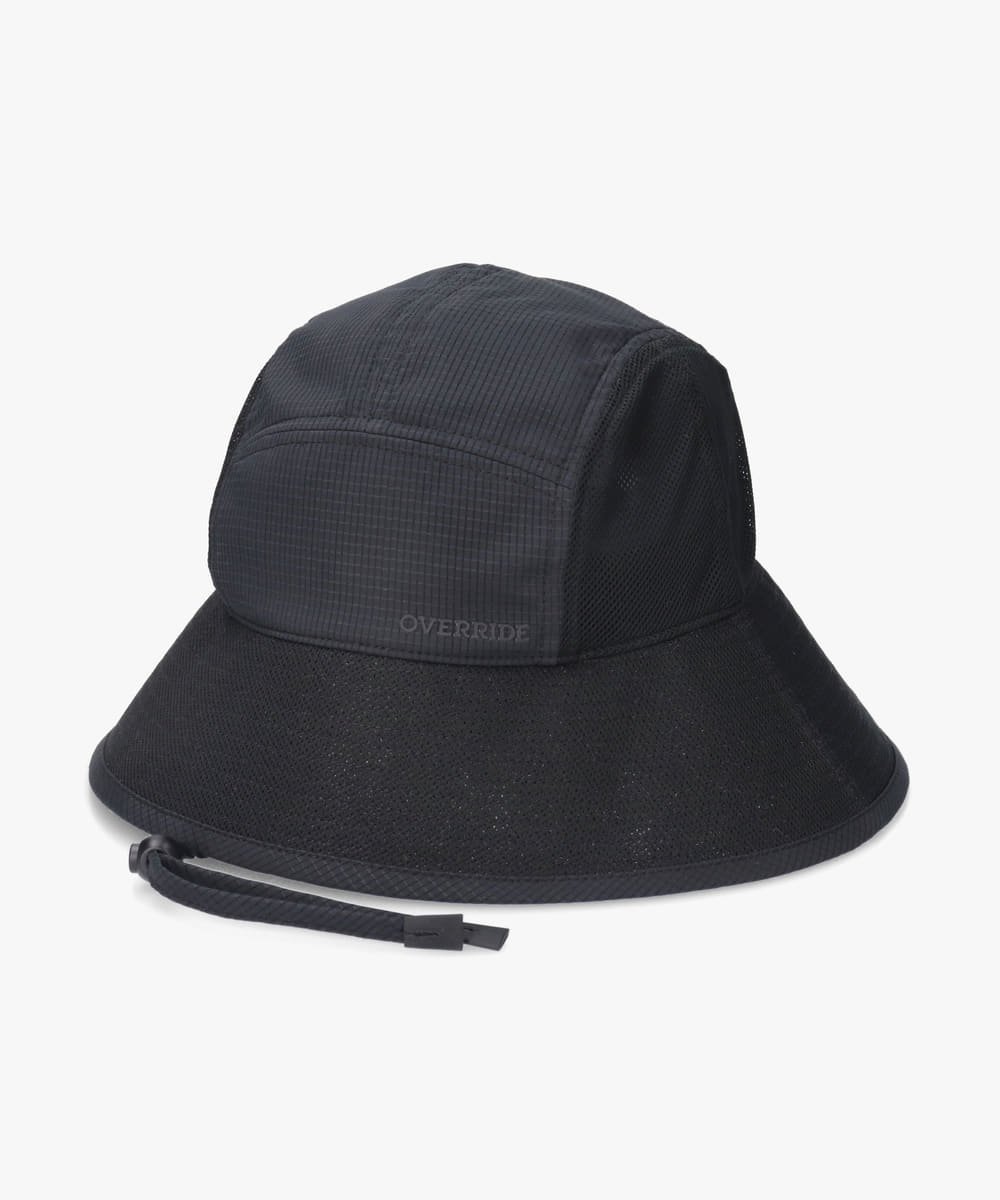 OVERRIDE（オーバーライド）OVERRIDE VENTLOCK SNAP JET HAT SGP / オーバーライド風が通り抜けるから涼しいメッシュハット「風で帽子が飛ばされるのがストレス」という方にぜひ試してほしい画期的なハット。つ...