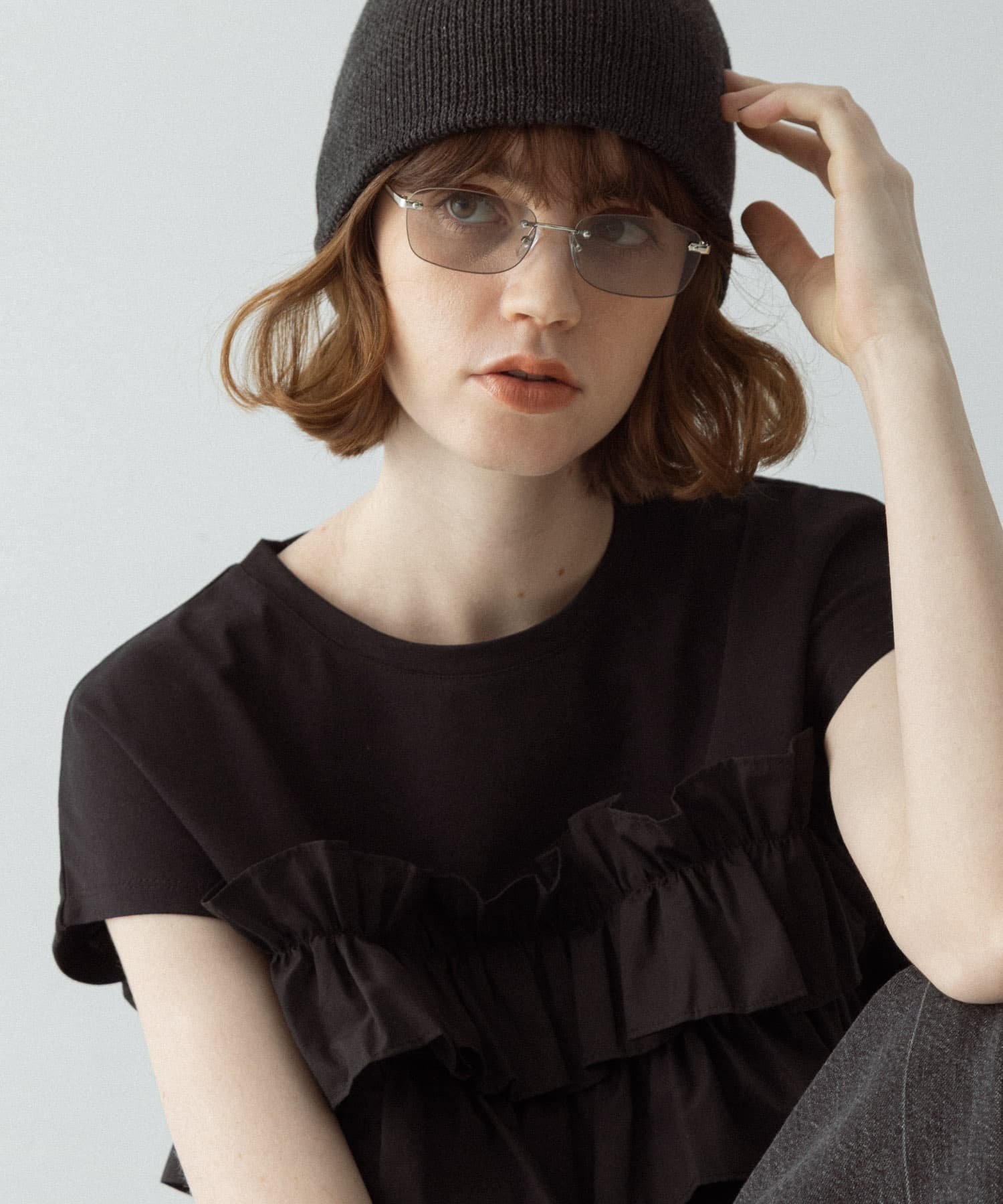 Sonny Label（サニーレーベル）リムレスサングラス 店舗にてお問い合わせの際は、下記の品番をお申し付け下さい。 品番：LA26230-2262005 今季のマストトレンドのリムレスタイプのサングラスフレームレスのクリアな印象が顔を明...
