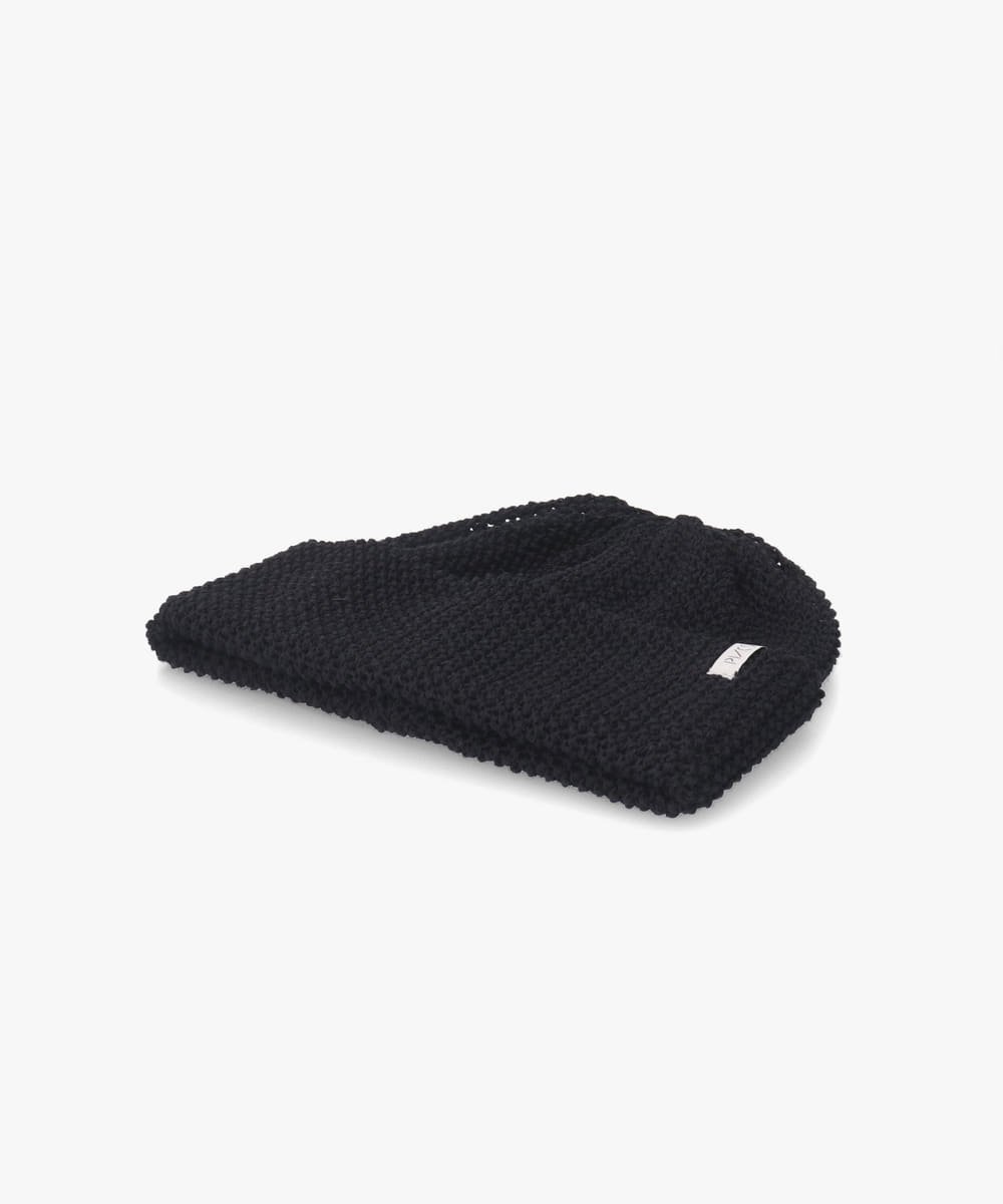 OVERRIDE（オーバーライド）OVERRIDE x PVCS OGC MESH BEANIE / オーバーライド気分でアレンジ。年中かぶれる2WAYニット帽オーガニックコットンを使用した、ゆったりとした被り心地の2WAYニット。裾を折り...