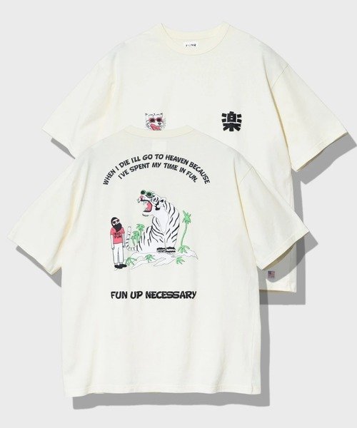 go slow caravan（ゴースローキャラバン）modem design/モデムデザイン USATee -ベトジャンOJI- (MENS)ベトジャン風の世界観を落とし込んだ、インパクト抜群のグラフィックTEE☆サングラスをかけたトラと...