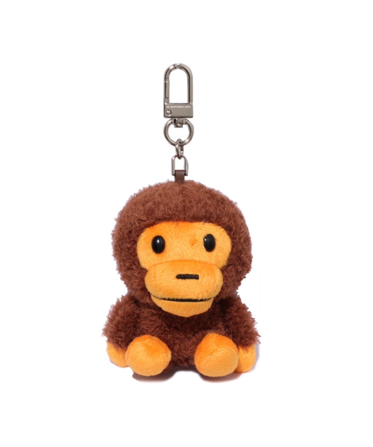 A BATHING APE（ア ベイシング エイプ）BABY MILO PLUSH DOLL KEYCHAIN柔らかな肌触りのポリエステル素材を使用したBABYMILOのぬいぐるみ型キーチェーン。バッグや鍵などに取り付けてスタイルのアクセン...