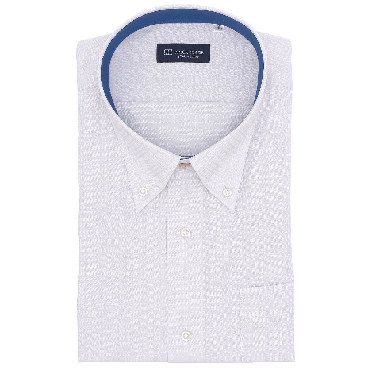 TOKYO SHIRTS（トーキョーシャツ）【吸水速乾】 ボタンダウン 半袖 形態安定 ワイシャツ 大きいサイズ BM01K303AB43B1Q-30吸水速乾シャツ汗をかいてもさらっと快適でドライな着心地のシャツ。シーズンを問わず、スッキリ...