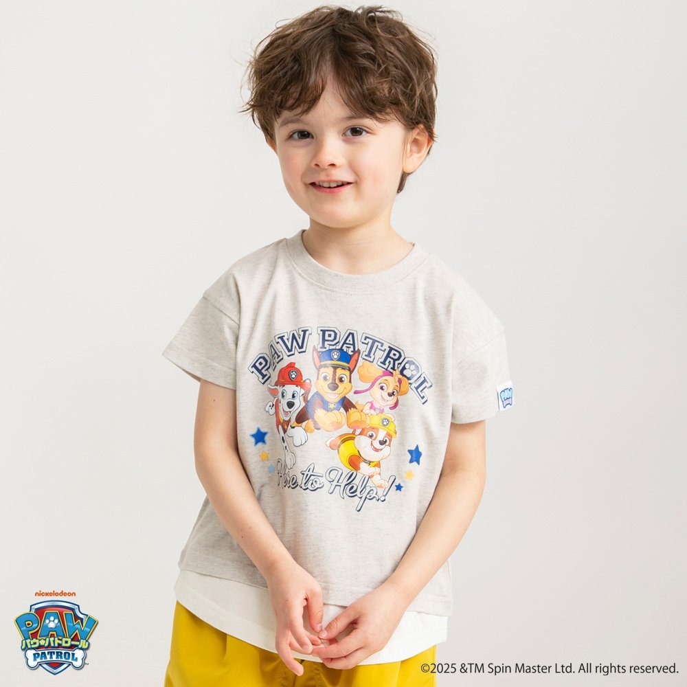 ブランシェス（ブランシェス）【PAW PATOROL(パウ・パトロール)】キャラクタープリント半袖Tシャツ世界で大人気のパウ・パトロール。キャラクターデザインがかわいらしいTシャツです。男の子にも女の子にも大人気のパウ・パトロールとブランシ...